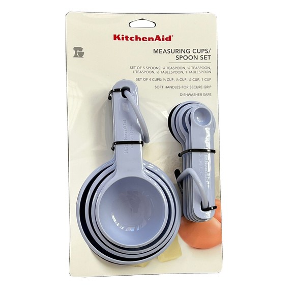 KitchenAid | Dining | Kitchenaid Measuring Cups Spoons Teaspoon Set ...